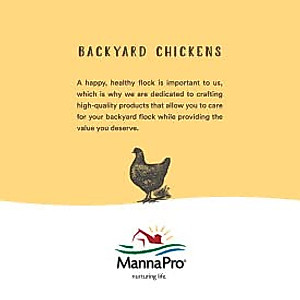 Manna Pro Crushed Oyster Shell | Egg Laying Chickens | 5 LB (4-Pack)