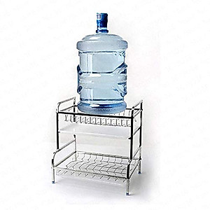 ZJYWMM 304 Stainless Steel Kitchen Dish Drain Rack, Dry Tableware Cupboard Double-Layer Storage Box, with Draining Tray, Storage Knife Cutting Board Holder