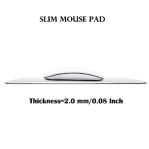 ProElife Premium Aluminum Metal Mouse Pad Mice Mat 8.66 inch (Round, Champagne Gold)