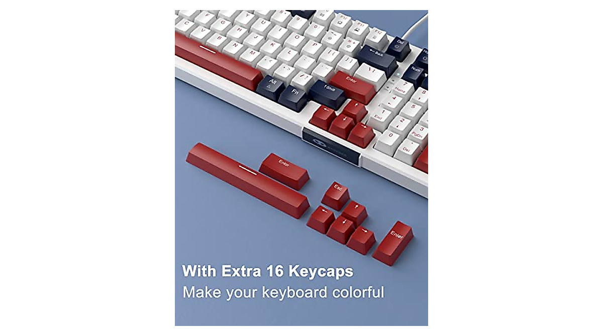 Compact 80% Mechanical Gaming Keyboard with Hot-Swap & RGB Backlit