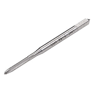 uxcell Machine Tap 2-56 UNC Thread 2A High Speed Steel Screw Taps Threading Tapping Tool
