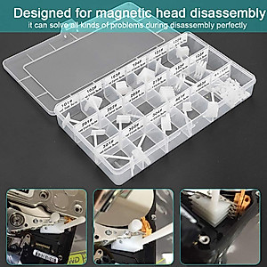 Zyyini 50pcs Hard Drive Opening Head Replacement Tool Hard Disk Magnetic Head Changing Replacement Tool for SAS and SCSI of 2.5 and 3.5 Inches