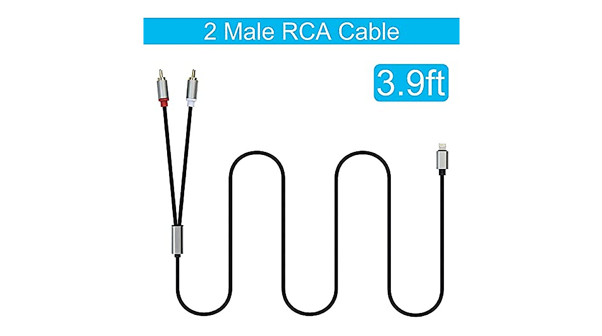 Lightning to RCA Audio Adapter for Phone and More | Hi-Fi Sound
