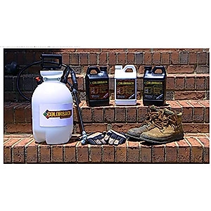 COLORBACK Mulch Liquid Color Concentrate, 6,400 Square Feet Coverage, 1/2-Gallon, Black