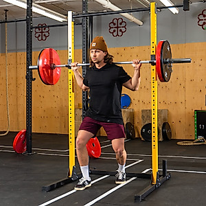 PRISP Olympic Bumper Weight Plate - Rubber Plate for 2 Inch Olympic Barbell with Steel Insert; Pairs, Sets and Single Plates Available