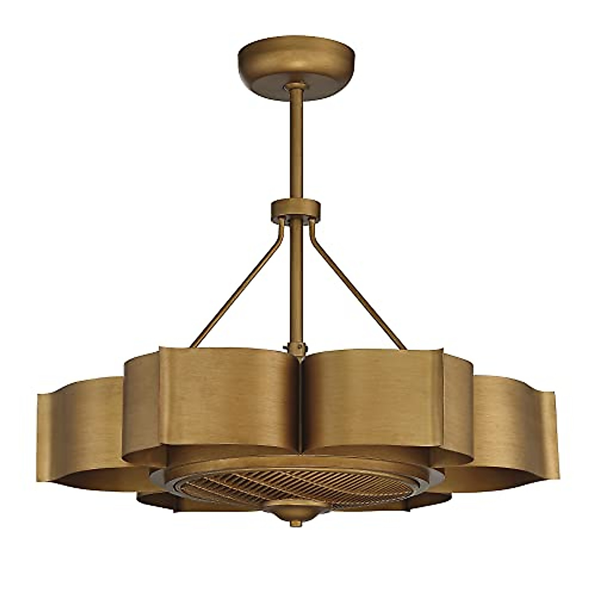 Savoy House 39-FD-125-54 Stockholm 6-Light Fandelier in Gold Patina (31" W x 12" H)