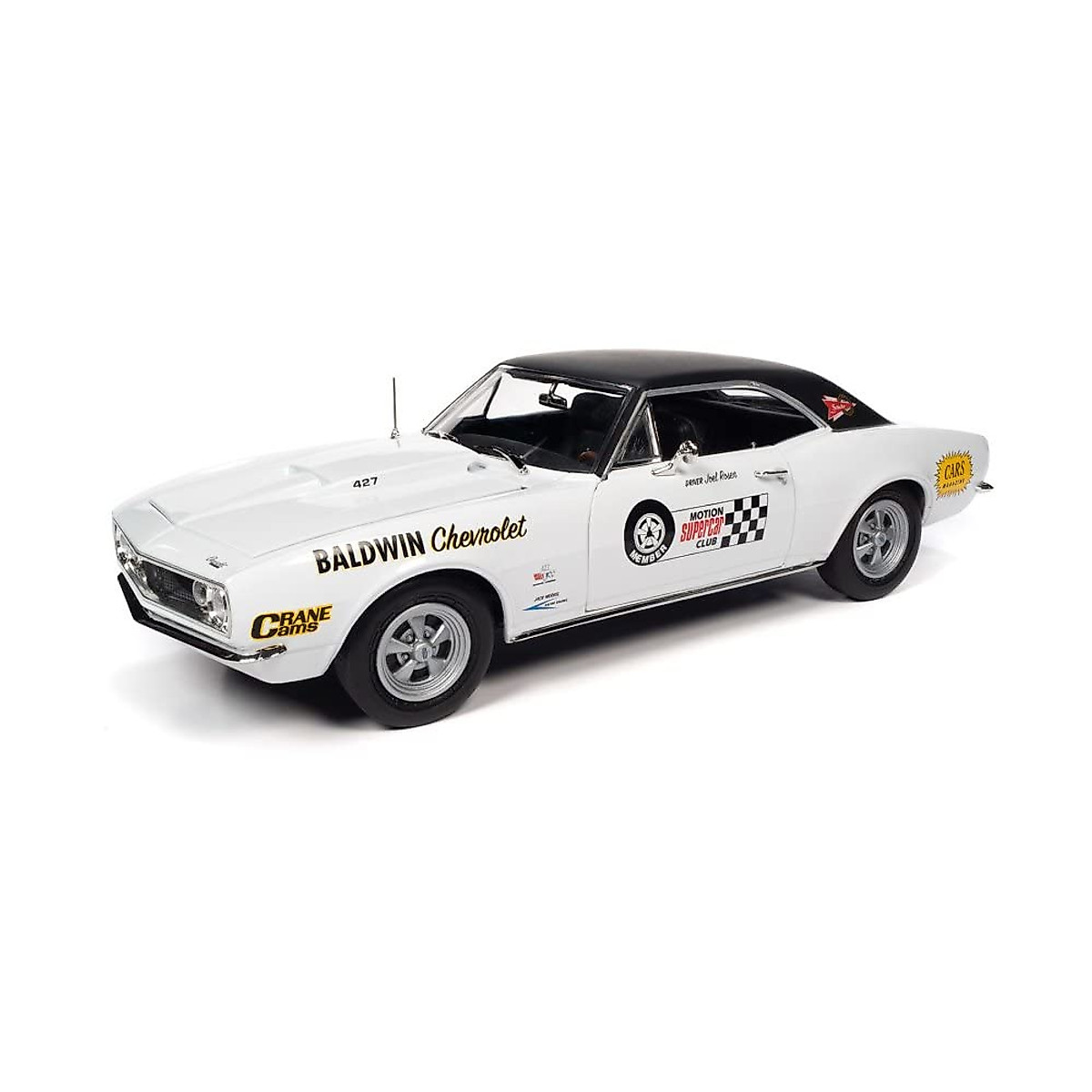 1967 Camaro SS 427, White - Auto World AMM1275-1/18 Scale Diecast Model Car