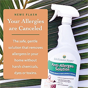 The Ecology Works- Plant-Based Dog & Cat Allergy Spray, Dander Remover & Dust Mite Waste Reducer for Relief from Allergies - Cleans Home, Bedding & Furniture Naturally, Fragrance-Free