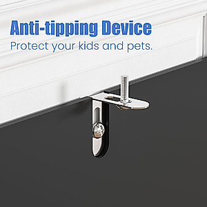 Housoul 71" Tall Bookshelf with 10 Cubes and 3 Doors, 4-Tier Bookshelf, Open Shelf Bookcase with Cabinet, Modern Cube Storage Organizer for Living Room, and Office, Black