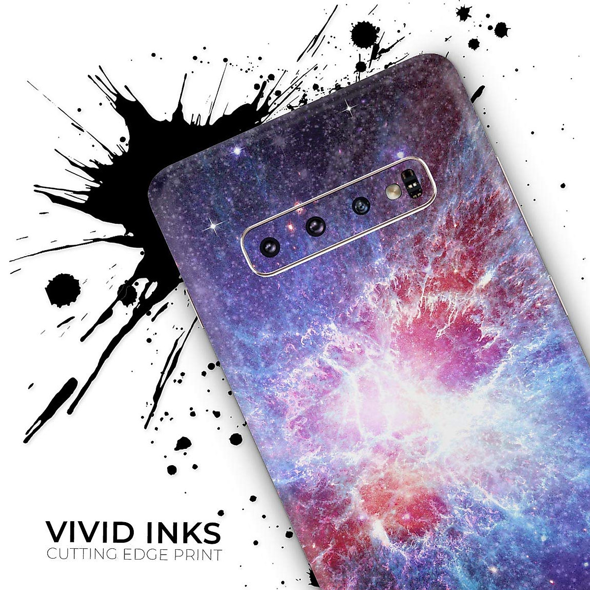 DesignSkinz Supernova Protective Vinyl Decal Wrap Skin Cover Compatible with The Samsung Galaxy S20 (Screen Trim & Back Glass Skin)