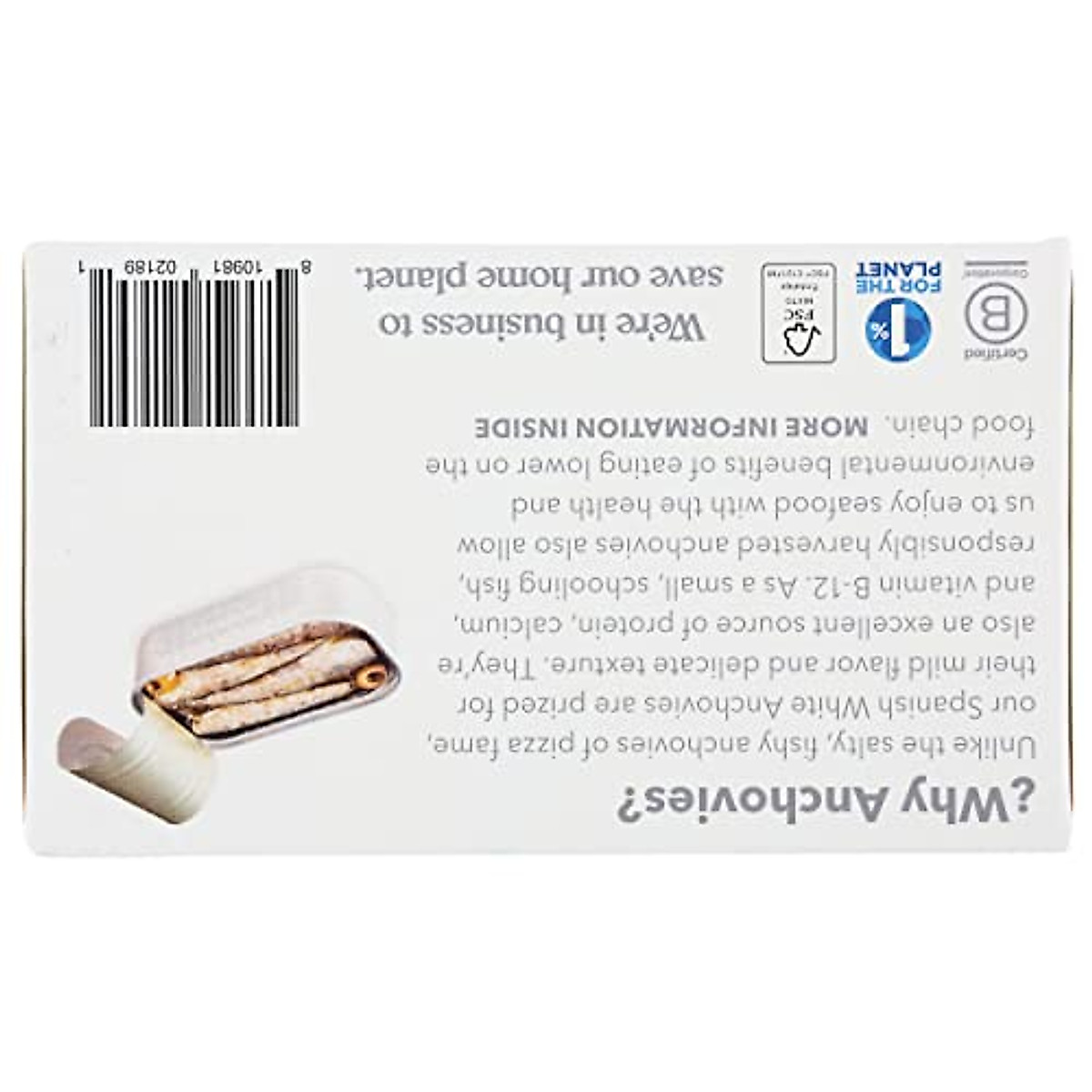 PATAGONIA PROVISIONS Lemon Olive Spanish White Anchovies, 4.2 OZ