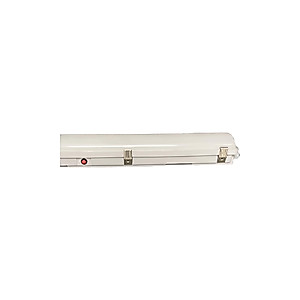 4FT LED Vapor Tight 50W W/Emergency Battery, 3X Wattage and 3CCT 3500K-4000K-5000K Tunable 6000LM 120-277V