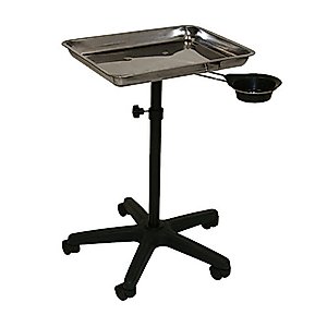 LCL Beauty Stainless Steel Air Lift All Purpose Tray with Removable Utility Cup
