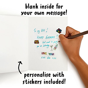 CENTRAL 23 Son Birthday Cards From Mom Dad Parents - Your Teens Have Expired - 20th Birthday Card For Him - Age Twenty - Funny Birthday Card For Him - Comes With Stickers