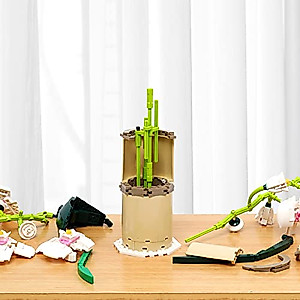 588 Pieces Flower Bouquet Building Kit Orchid Bonsai Building Blocks Set for Adults,Valentine's Day Birthday for Her,Artificial Flowers DIY Home Office Decor