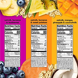 Happy Tot Oatmilk Pudding Variety Pack 4oz (Pack of 16)