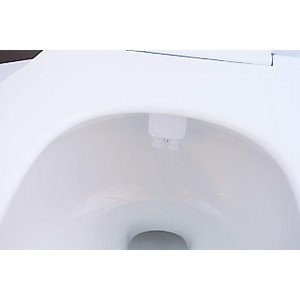 BELMAN Classic Bidet Toilet Attachment - Modern & Slim - Fresh Clean Water Sprayer - Self Cleaning Dual Wash Nozzles - Adjustable Water Pressure - Non-Electric Quick Installation - White