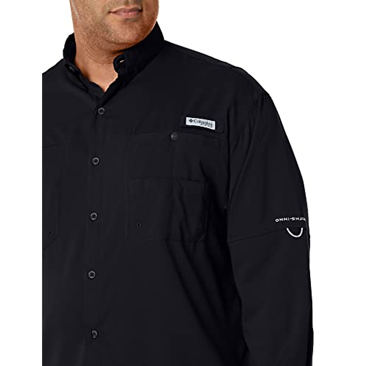 Columbia Sportswear Long Sleeve Tamiami II Shirt BLACK Lg