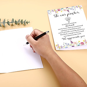 Pastor Appreciation Gifts Pastor Appreciation Cards Thank You Cards for Men Women Religious Christian Gifts Christmas Stocking Stuffers for Priest Men Pastor Anniversary Card Pastor Gifts for Birthday