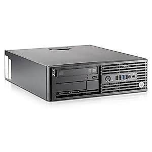 HP Desktop Computer with Windows 10, Workstation Compaq Small Form Factor Elite PC, Quad Core i5-4570 3.20 GHz, 8GB DDR3 RAM, 120GB SSD, DualBand WiFi, DVD-RW, USB 3.0, DisplayPort (Renewed)
