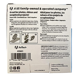 Adtech 05603 Glue Runner Permanent 35 Yards Total - Pack of 3 (4 each)