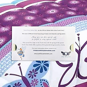 The Official Tooth Fairy Dollar Gift Package: Removable Portrait Seal on Genuine Uncirculated USD. Tooth Fairy Visit Gift Idea. Official Letter from The Tooth Fairy. Lost Tooth Gift