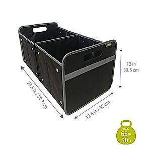 meori Heavy Duty XL Foldable Trunk Organizer & Storage Bin Ripstop Marine Blue X-Large