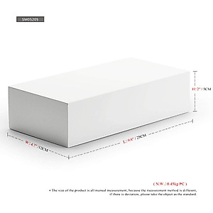 Oirlv Solid Wood Minimalism Style Jewelry Display Stand Showcase Jewelry Organizer Square Holder (SM05205)