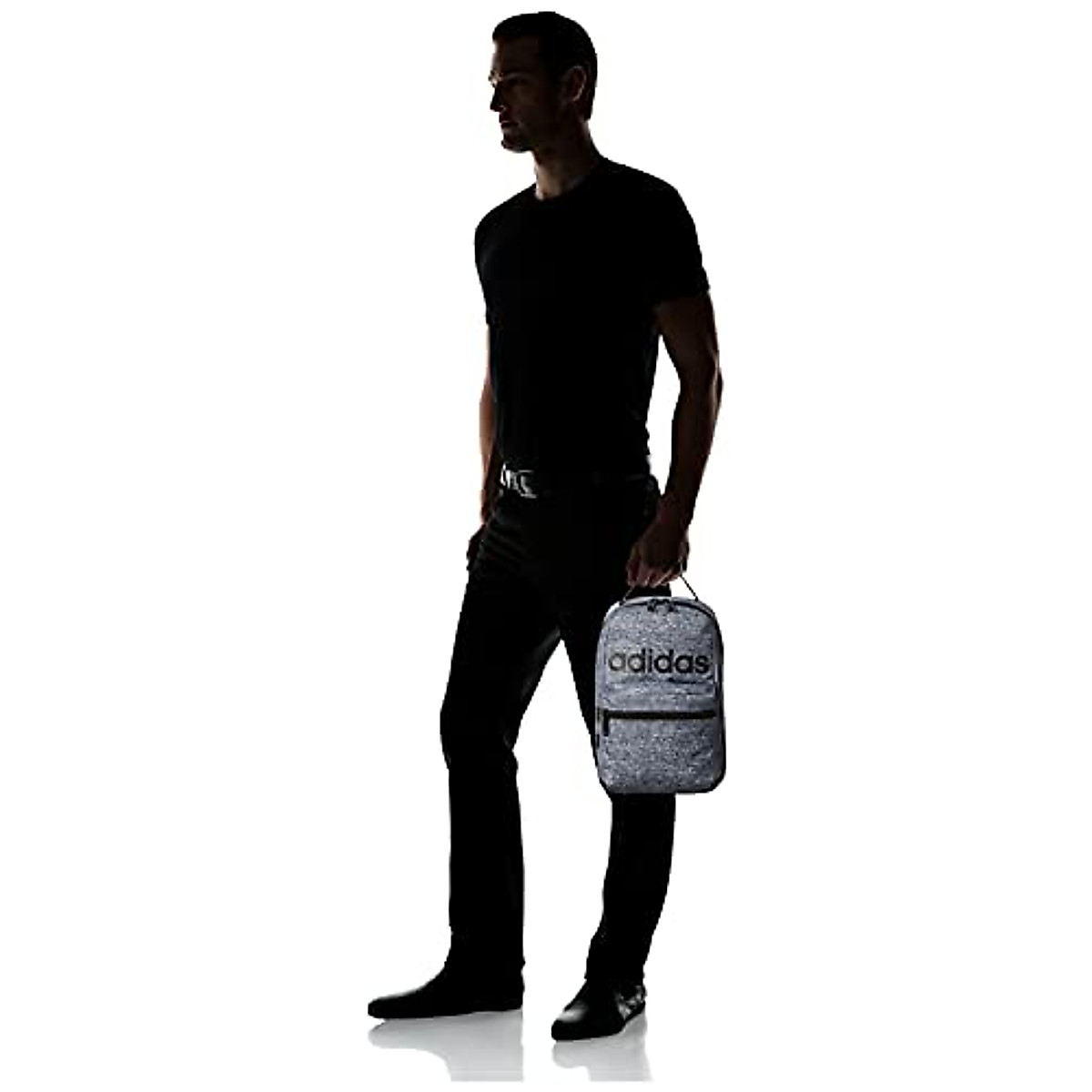 adidas Santiago 2 Insulated Lunch Bag, Jersey Onix Grey/Black, One Size