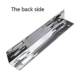 Hisencn Repair kit Stainless Steel Gas Grill Burner Pipe Tube, Heat Plate Shield Tent Deflector, Burner Cover Replacement for Dyna-Glo DGB390SNP-D, DGB390BNP-D Smart 3 Burner LP Gas Grill Models