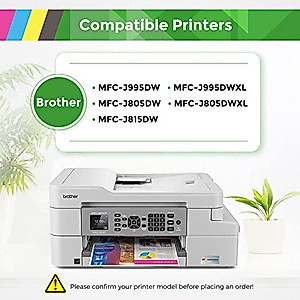Greenjob Compatible Ink Cartridge Replacement for Brother LC3033 XXL LC3033XXL 3033 LC3035 3035 Work for MFC-J995DW MFC-J995DWXL MFC-J815DW MFC-J805DW MFC-J805DWXL Printer (BK/C/M/Y), 4 Packs