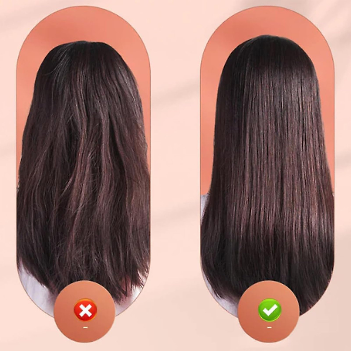 Cordless Auto Hair Curler, Mini Curling Iron, 2 in 1 Hair Straightener Flat Iron Curler Beauty Heating Curler Professional Hair Styling Tool (Green)