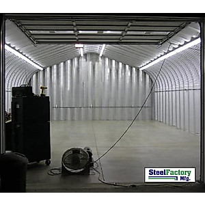 Steel Factory Mfg Prefabricated Steel Arch Building Metal Garage Kit 25x30x13