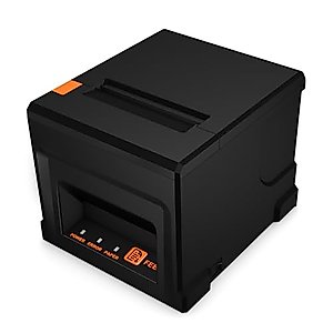 Yosoo Receipt Printer, Small Printer Thermal with USB Connection and 80mm Diameter Paper Roll USB Printer for Easy and Clear Printing (US-3)