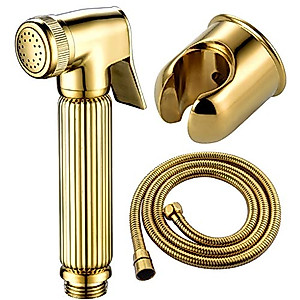 ifgswopq Brass Bidet Sprayer Handheld Toilet Bidet Shatafe Set Copper Bathroom Toilet Shower Set (Size : E) (One Color E)