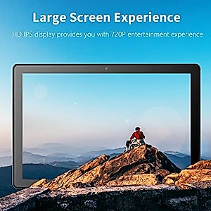 PRITOM M20 10'' Tablet with Case, Android 12 Tabletas, 3G RAM, 64 GB ROM, 512 GB Expandable, Quad-Core 1.6GHz Processor, 6000mAh, HD IPS Touchscreen, Dual Camera, WiFi 6, Bluetooth, FM, USB C
