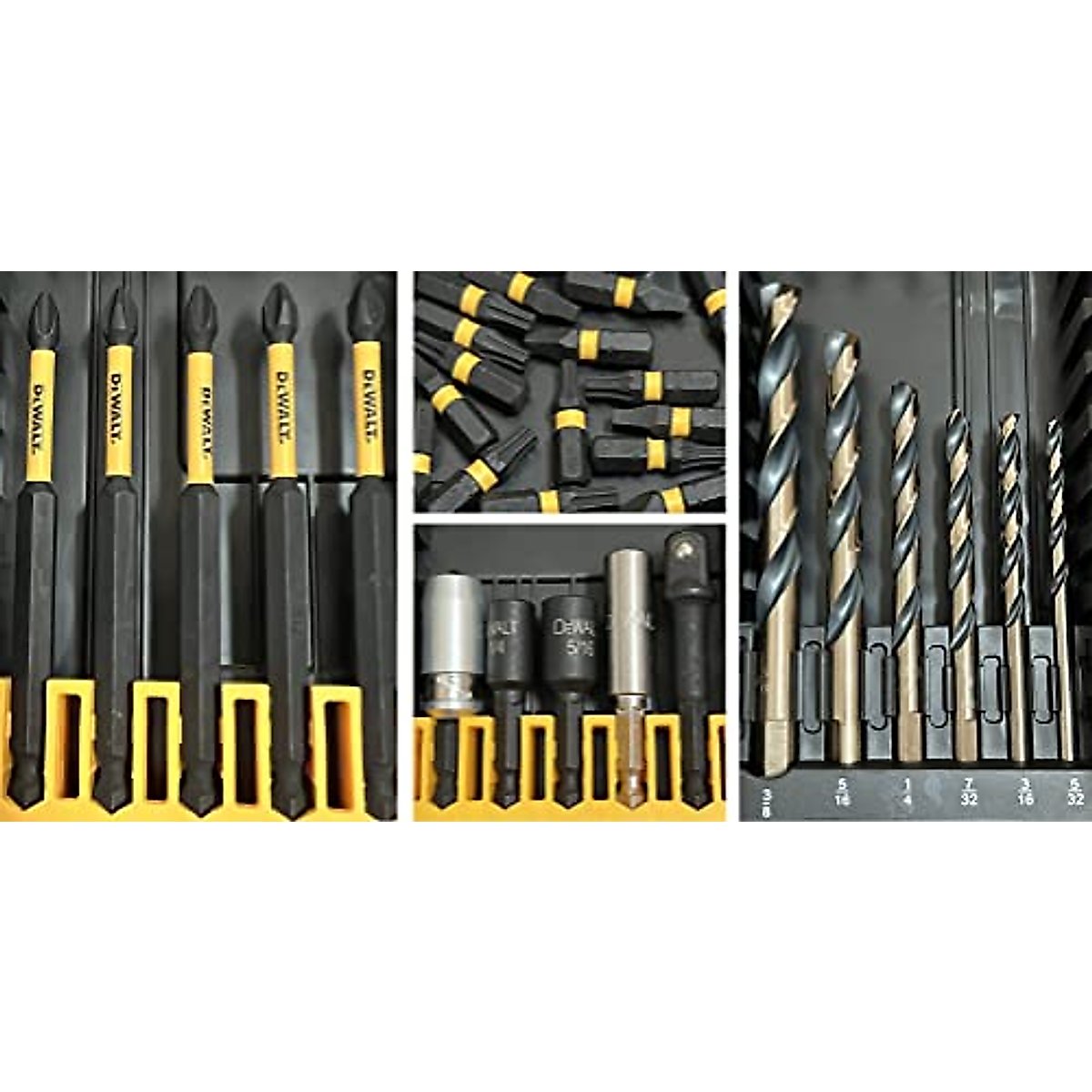 DEWALT Screwdriver and Drill Bit Set (FlexTorq impact Driver bit set 100pc)