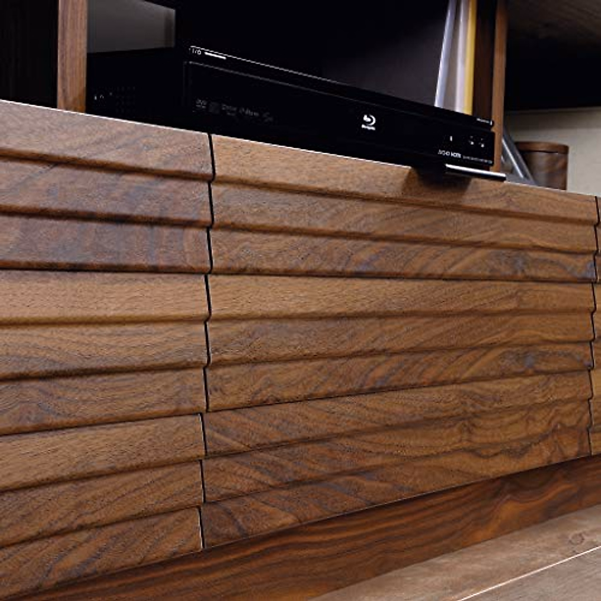 Sauder Harvey Park Credenza, for TVs up to 70", Grand Walnut finish