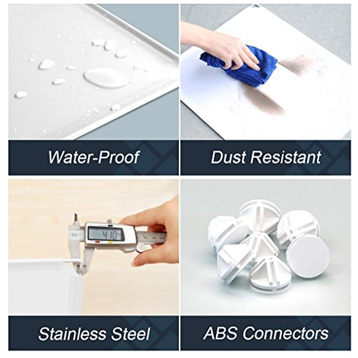 KOUSI Portable Shoe Rack Organizer 64 Pair Tower Shelf Storage Cabinet Stand Expandable for Heels, Boots, Slippers， 8 Tier Black