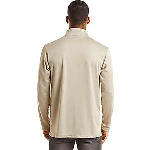 MAGCOMSEN Men's Long Sleeve Active Zipper Shirts Quick Dry Half-Zip Pullovers Tactical Shirt Athletic Shirts for Men Running Shirts Gym Shirts Black