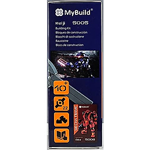 MyBuild Mecha Frame Keiji 5005 - Blue Robot Armor Mech Suit, Sci-Fi Building Bricks Mech Building Kit