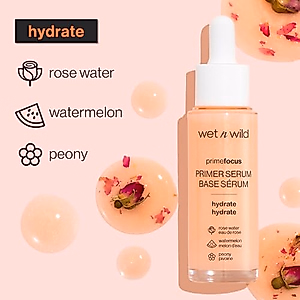 wet n wild Prime Focus Pore Minimizing Facial Serum Primer Makeup Extending | Reduces Pores | Improves Skin Texture | Exfoliates | Retinol Alternative, Hydrating