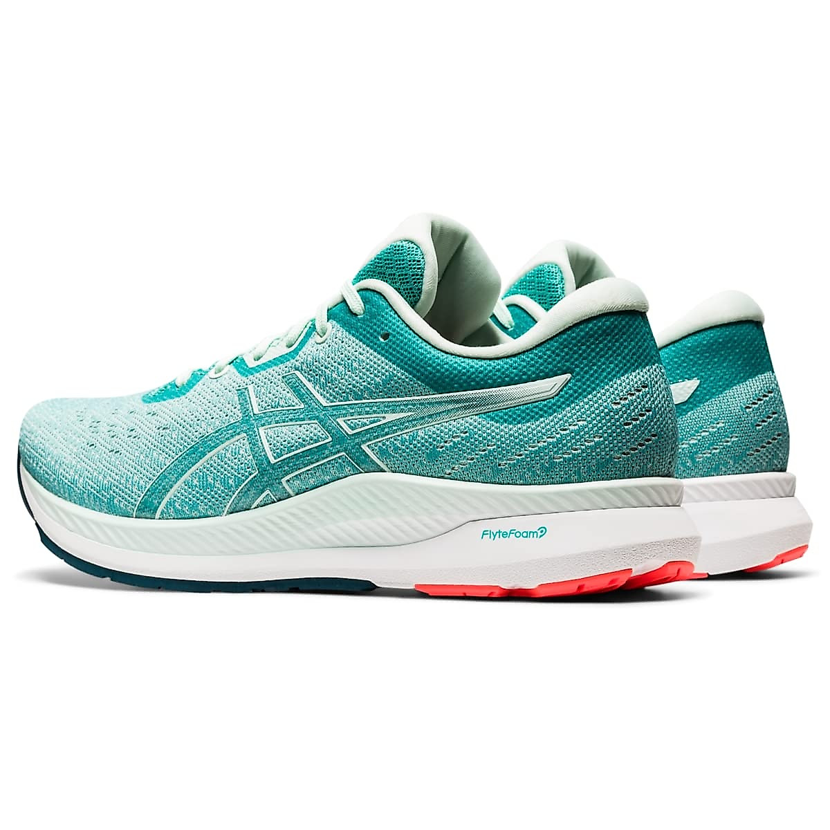 ASICS Women's EvoRide Running Shoes, 8, Techno Cyan/BIO Mint