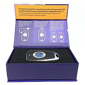 Discover IT - Descammer Credit Card Skimmer Detection Device - #1 Best Protection from Credit Card or Debit Card Theft or Fraud - Bluetooth Skimmer Detector