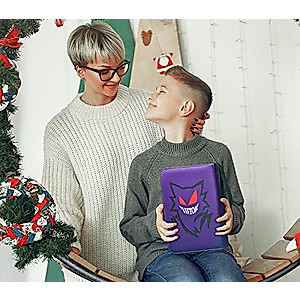 Card Binder for Cards, 9-Pocket Portable Card Collector Album Holder Book Fits 720 Cards with 40 Removable Sleeves, Trading Card Binder Display Storage Carrying Case for TCG - Purple