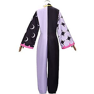 Kids Owl House Collector Cosplay Costume Jumpsuit Pajamas Halloween Uniform Outfit with Hat (Purple, Large)
