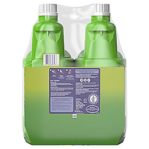 Swiffer WetJet Multi-Purpose and Hardwood Liquid Floor Cleaner Solution Refill, with Gain Scent (2 count, 42.2 fl oz each)