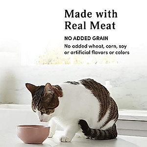 Amazon Brand - Kitzy Wet Cat Food, Variety Pack (Turkey & Vegetable/Chicken & Beef ) Stew Cuts in Gravy, Grain Free, 3 Oz Pouches (Pack of 24)