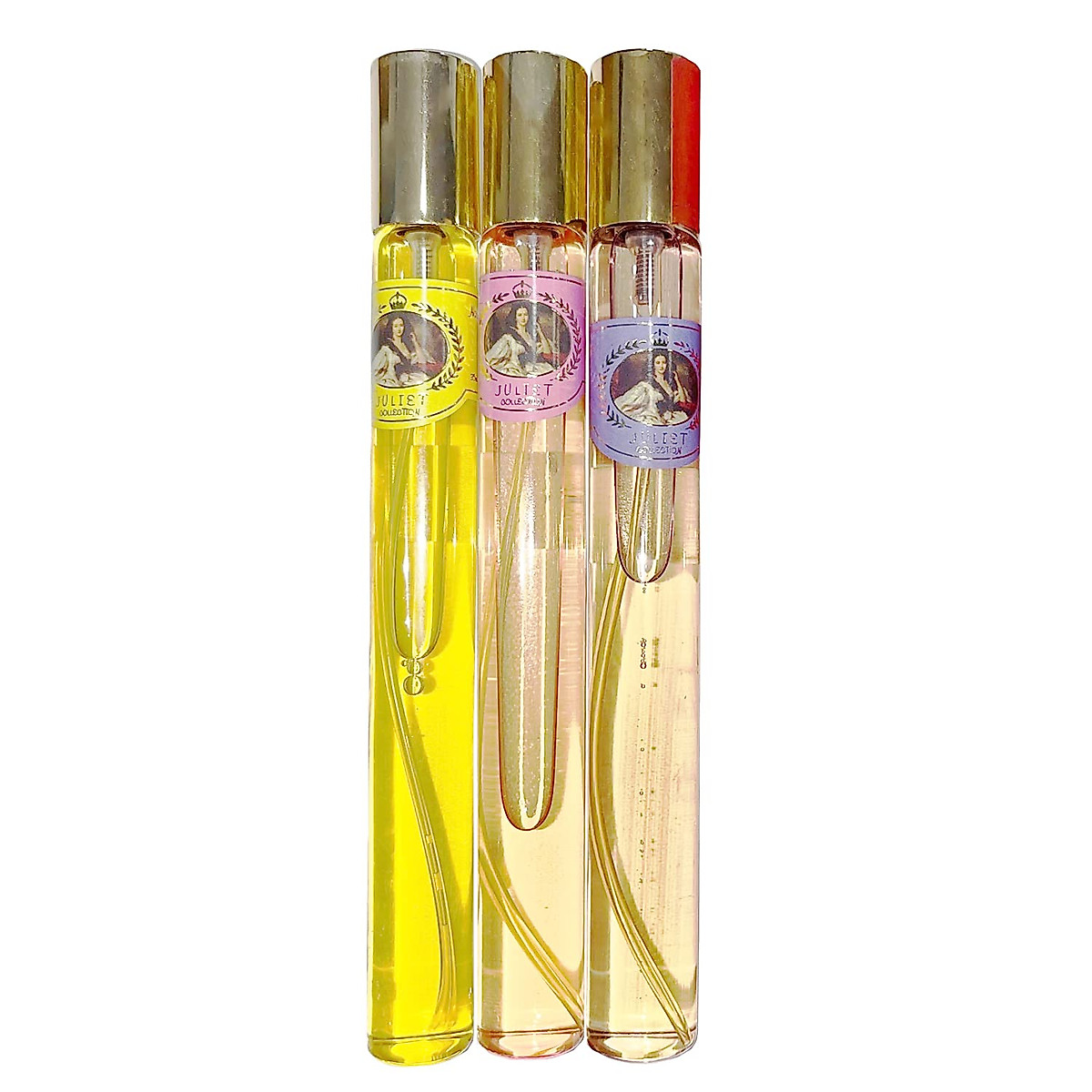 META-BOSEM Purple/Yellow/Pink Travel Size Fragrance for Women, Eau de Toilette Natural Spray, Wonderful Gift, Daytime and Casual Use, for all Skin Types, total 3.4 Fluid Ounce/105 Ml (Pack of 3)