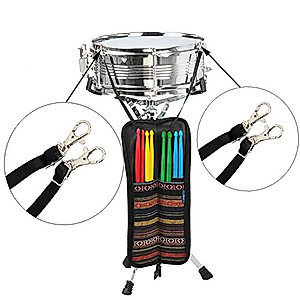 Drumstick Carrying Case,Portable Drum Stick Case Hanging Bag Exotic Style Percussion Accessories Drumsticks Carrying Handbag with Handle,Drum Accessories Folk Drumstick Gig Bag Pouch Unicorn